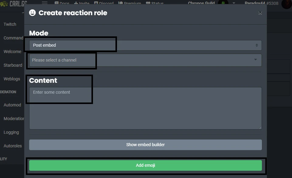 Set Up Reaction Roles using Carl Bot | GoLinuxCloud