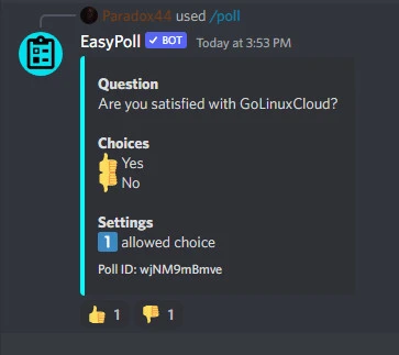 Set up a Discord Poll Bot - EasyPoll [Step-by-Step] | GoLinuxCloud