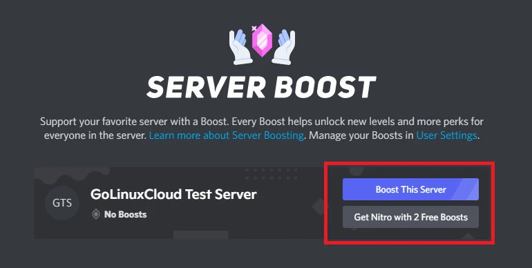 How to use Discord Server Boost? [SOLVED] | GoLinuxCloud