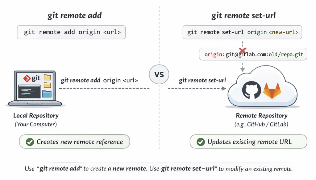 git remote add Explained (With Examples, Mistakes & Fixes) | GoLinuxCloud