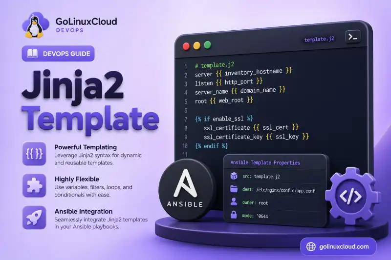 How to use Jinja2 templates in Ansible with examples | GoLinuxCloud