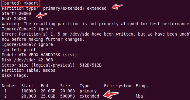 parted Command in Linux: Create, Resize & Manage Disk Partitions
