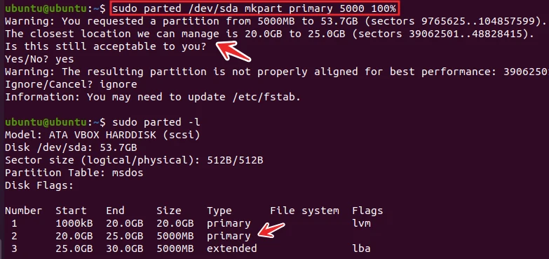 parted Command in Linux: Create, Resize & Manage Disk Partitions