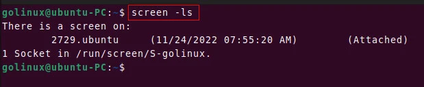 9 screen command Examples in Linux [Cheat Sheet] | GoLinuxCloud