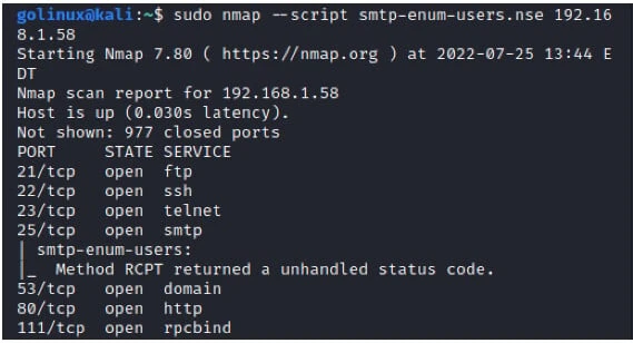 SMTP Enumeration Tutorial [100% Working] | GoLinuxCloud