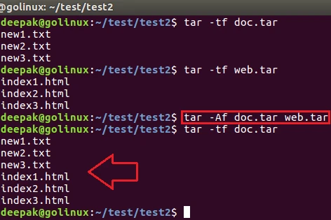 15+ tar command examples in Linux [Cheat Sheet] | GoLinuxCloud