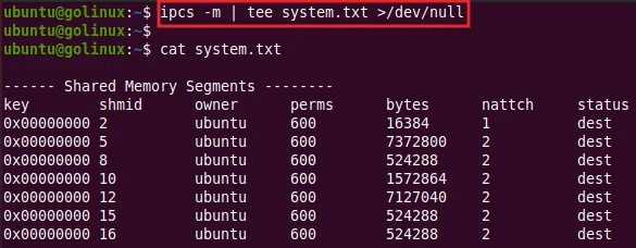 10 tee command examples in Linux [Cheat Sheet] | GoLinuxCloud