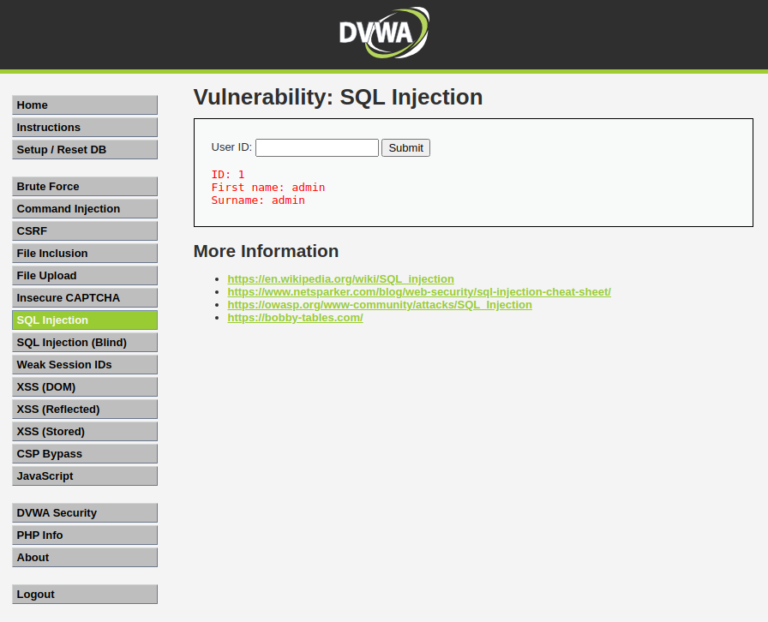 Damn Vulnerable Web Application Hacking Top 3 Easy Exploits