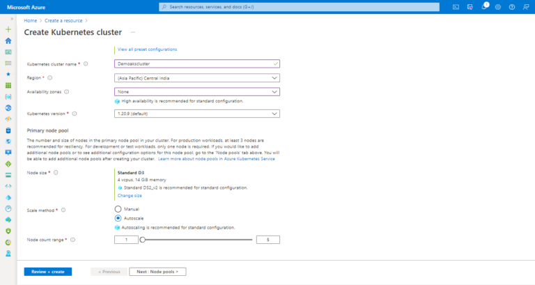 Azure Kubernetes Service Aks Tutorial Practical Example Golinuxcloud