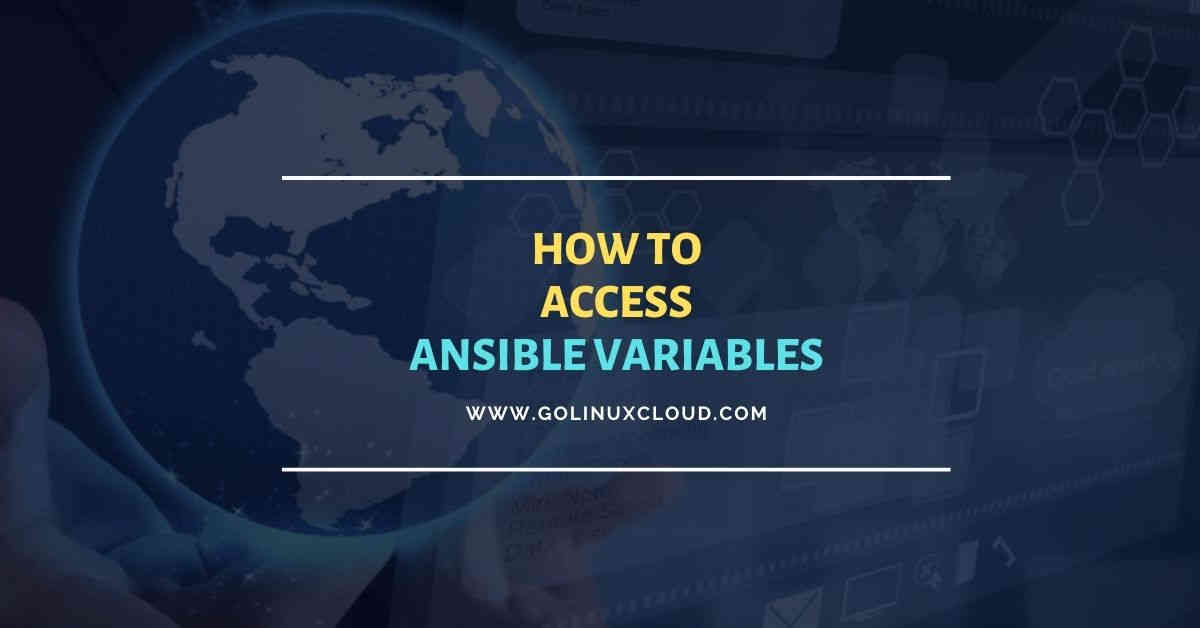How To Use Different Ansible Variables With Examples Golinuxcloud 8805