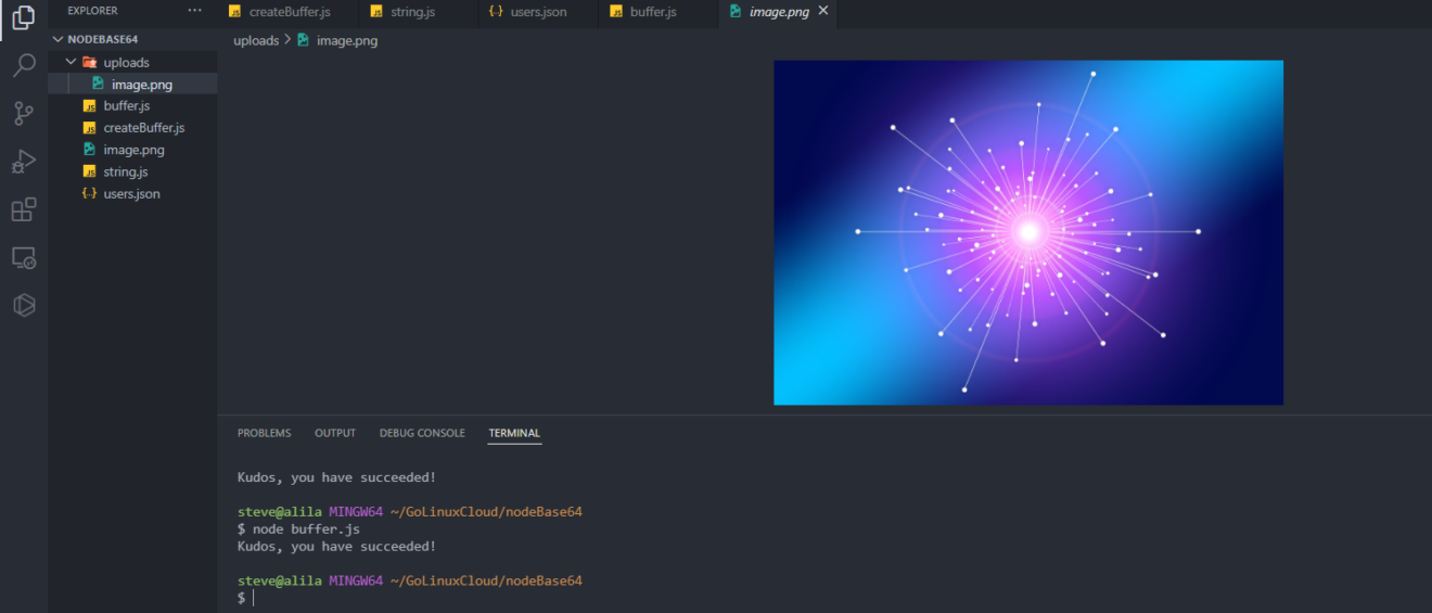 Solved How To Do Nodejs Base64 Encode And Decode Golinuxcloud 3024