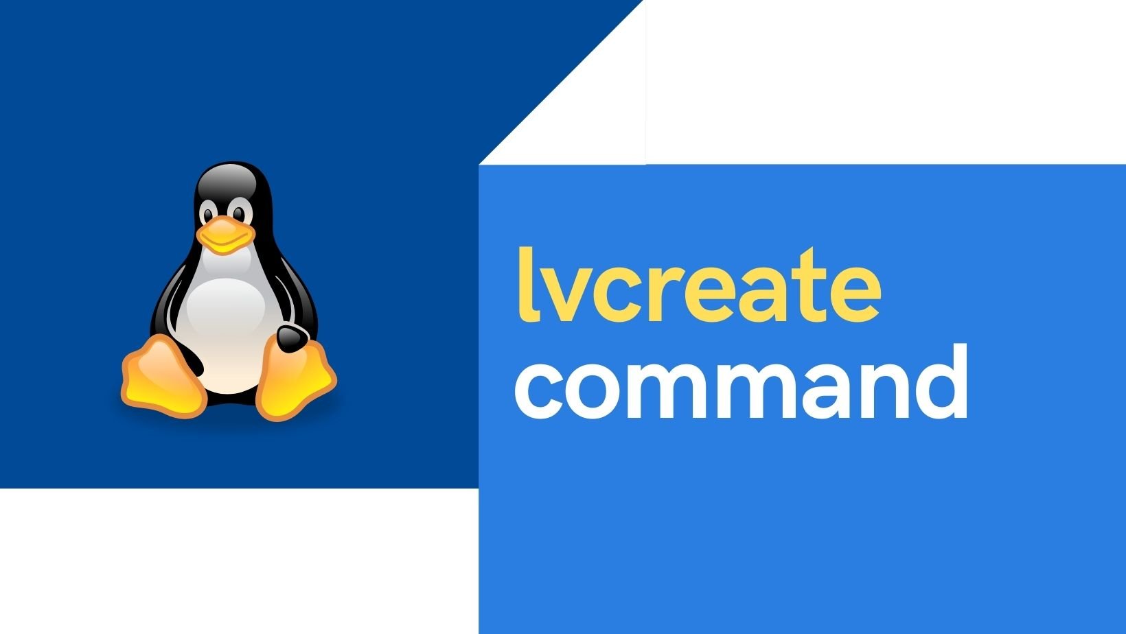 10 Lvcreate Command Examples In Linux [cheat Sheet] Golinuxcloud